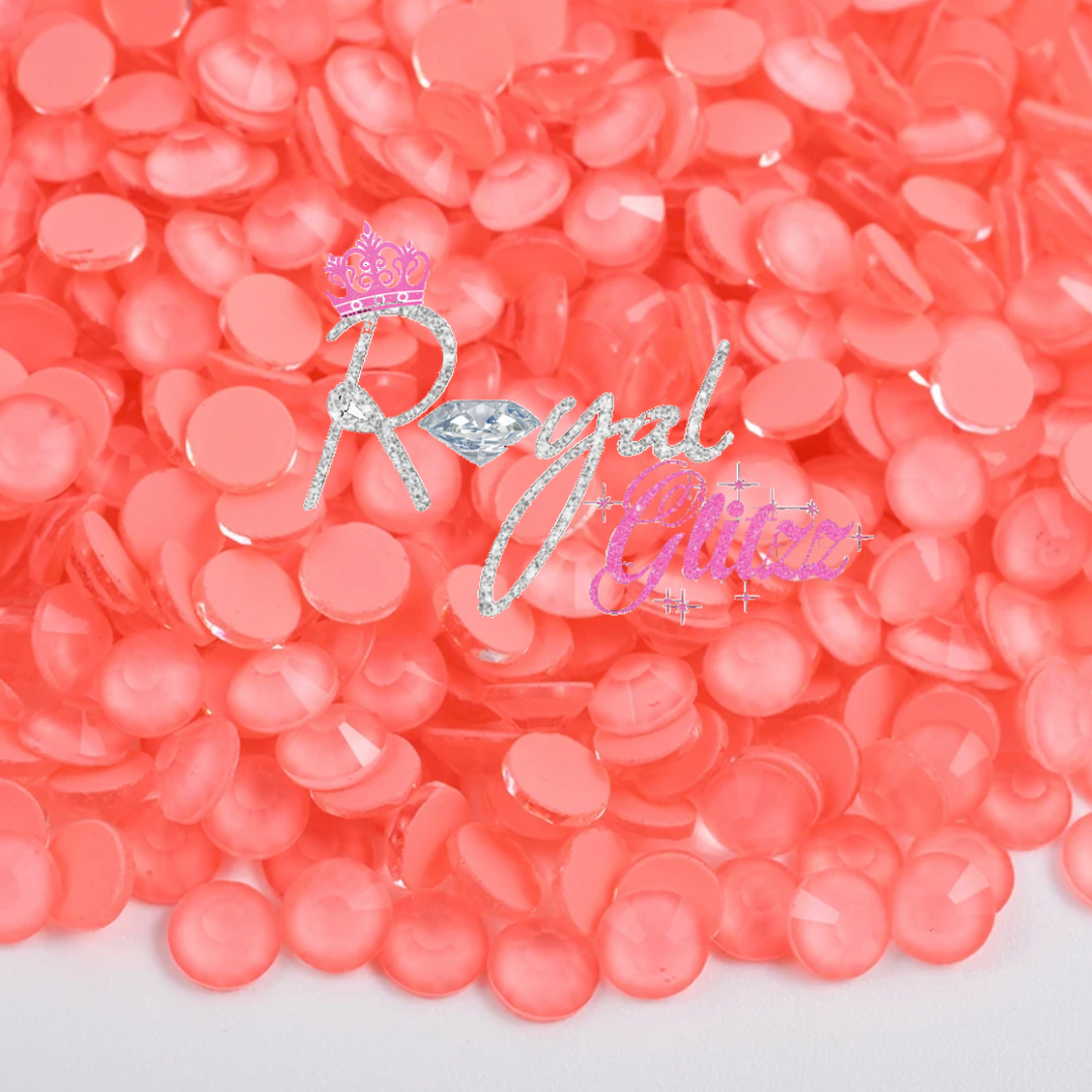 Neon Coral – Royal Glitz Bling